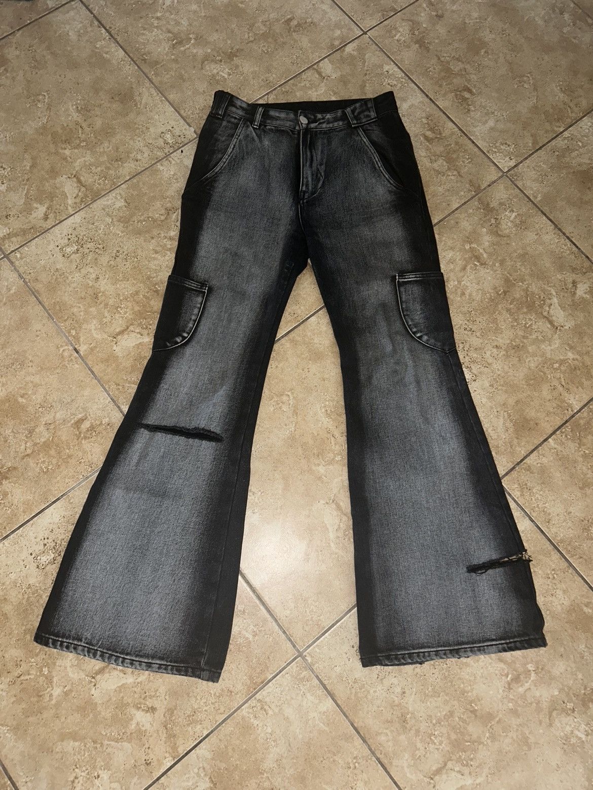 Rick Owens Rustial Flare Denim (RARE) | Grailed