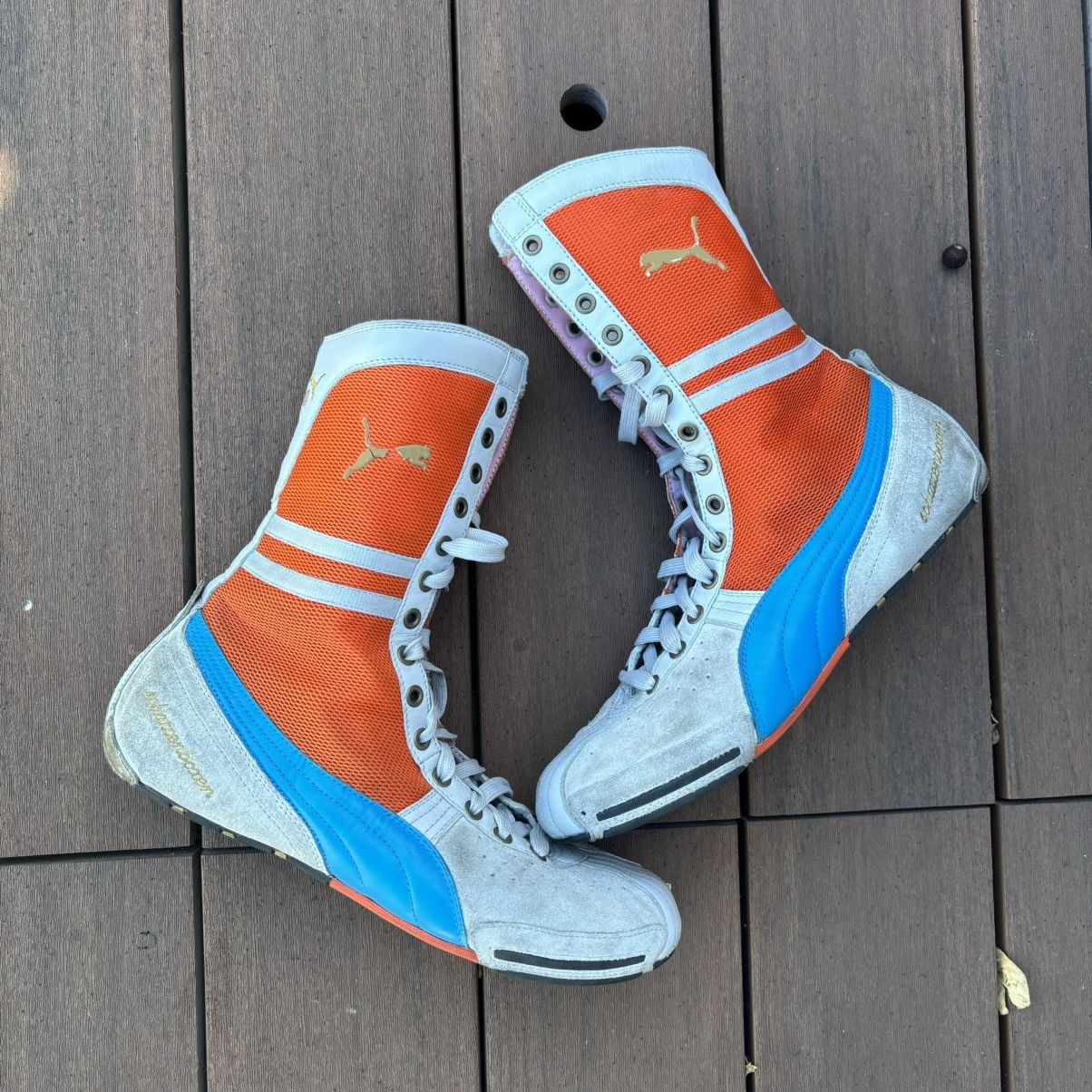 Puma Puma Schattenboxen 2003 Vintage boxing shoe | Grailed