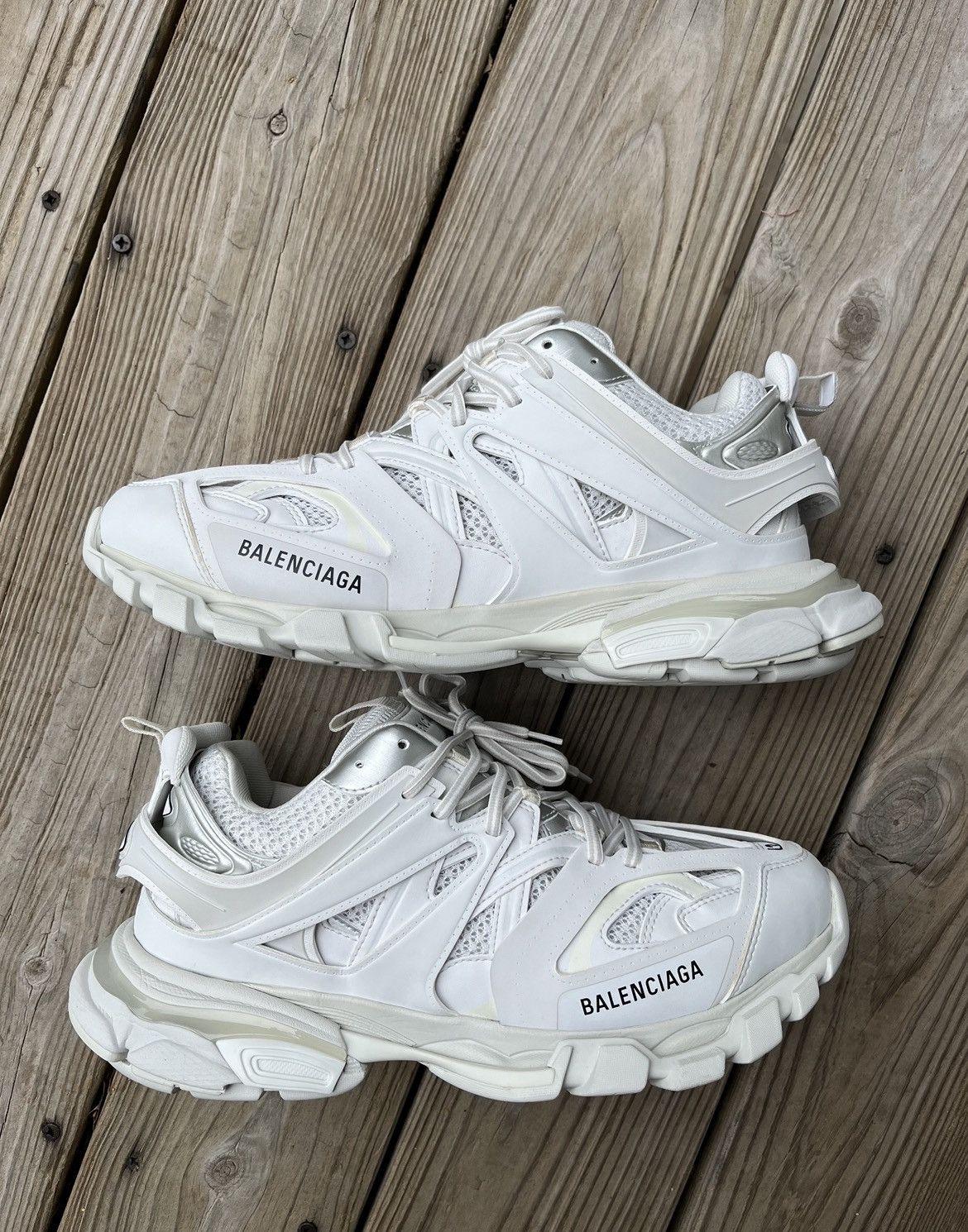 Balenciaga Balenciaga Track Trainer Triple White | Grailed