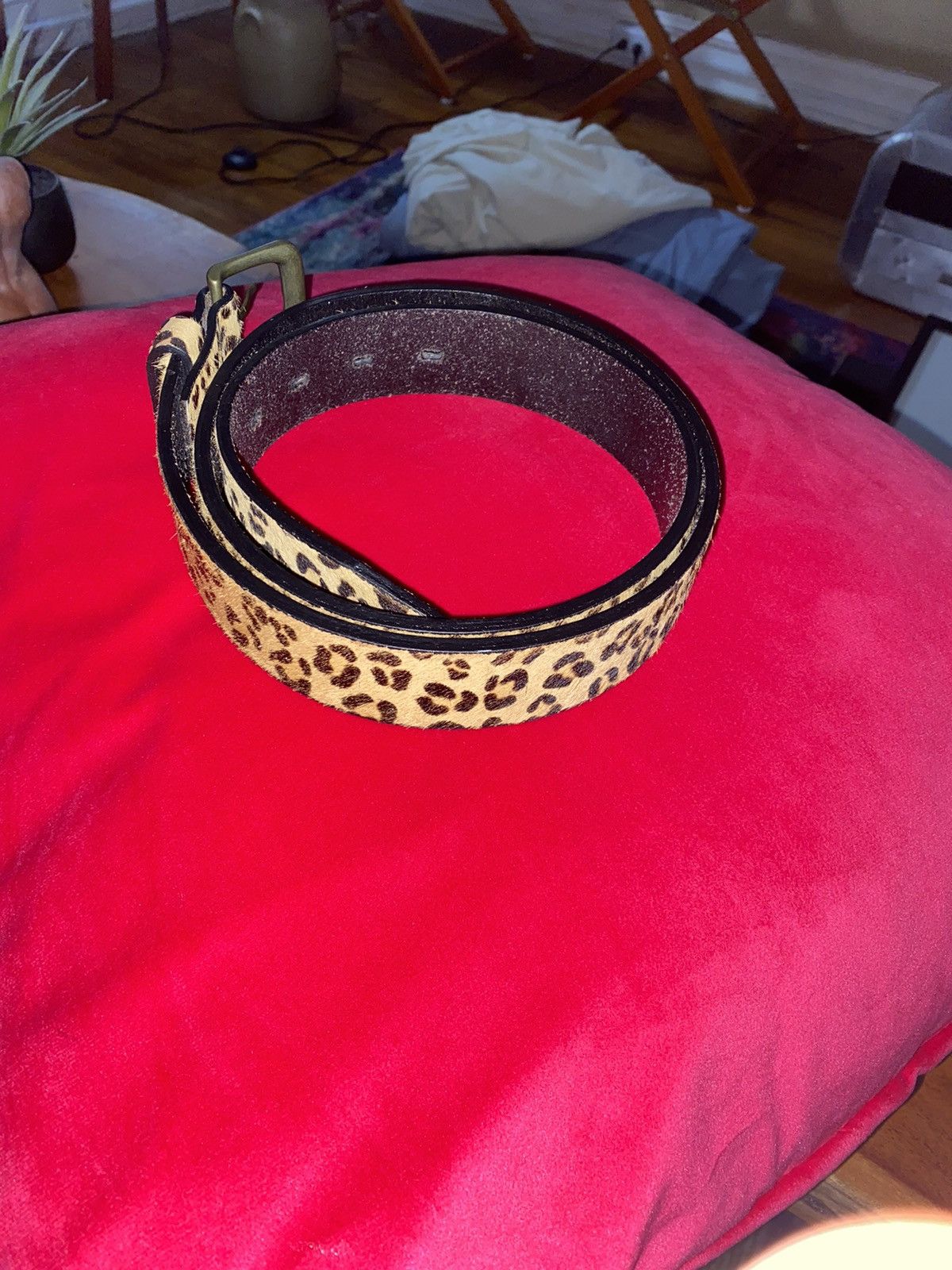 Levi's × Supreme Supreme x Levis Leopard Print Fur Belt - 2012 | Grailed