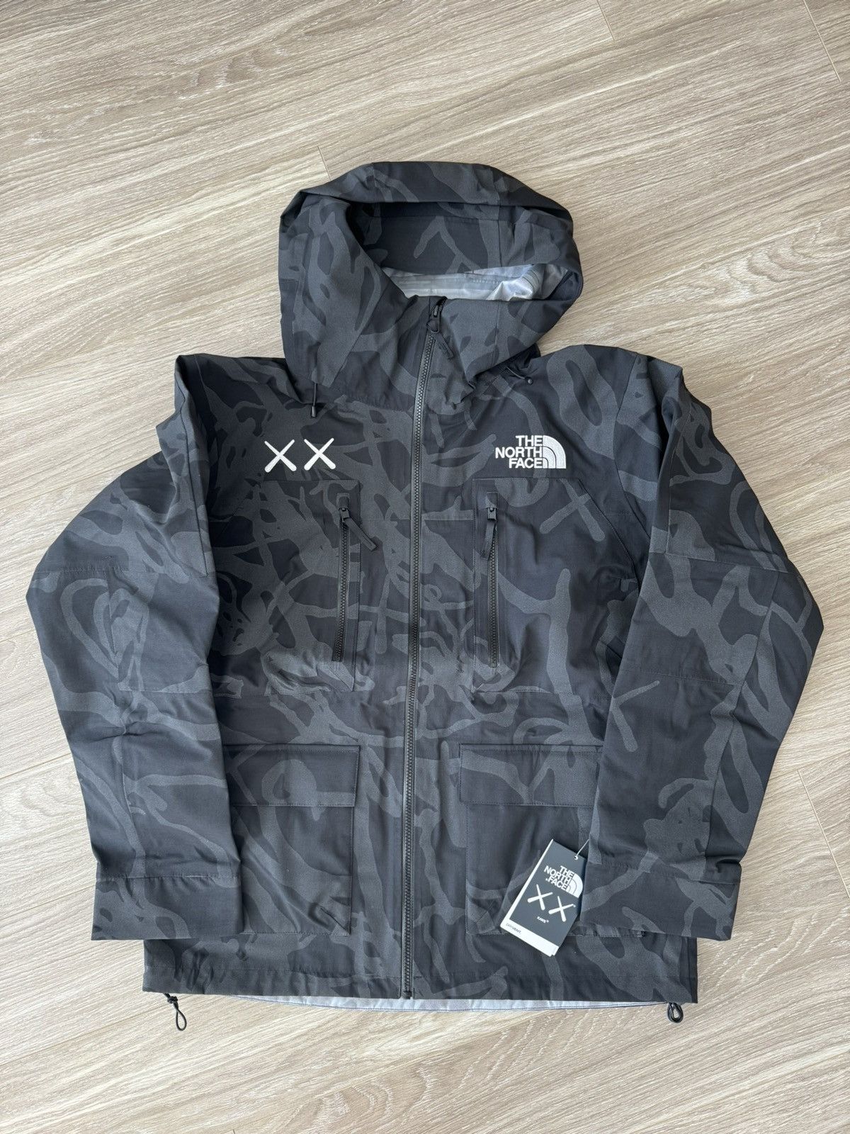 Kaws × The North Face Reflective Freeride Snowboarding Jacket | Grailed