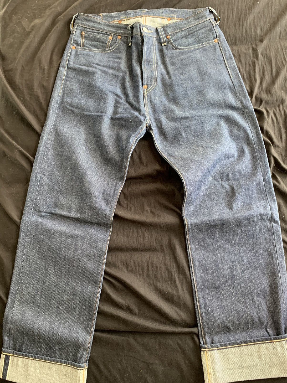 Vintage Levi’s LVC 501 1937 Selvege Denim Buckleback 34 x 34 Jeans | Grailed