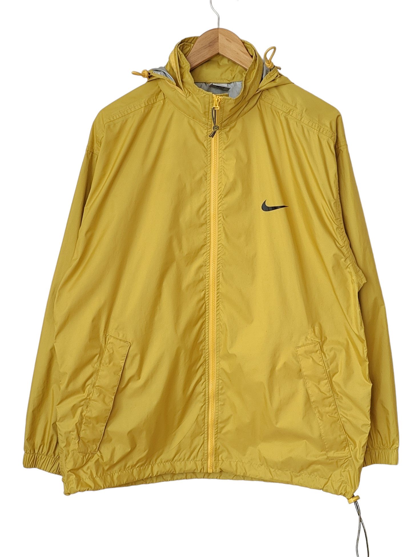 Nike Nike VTG 90s Mustard Light Wind Jacket Stone Island style | Grailed