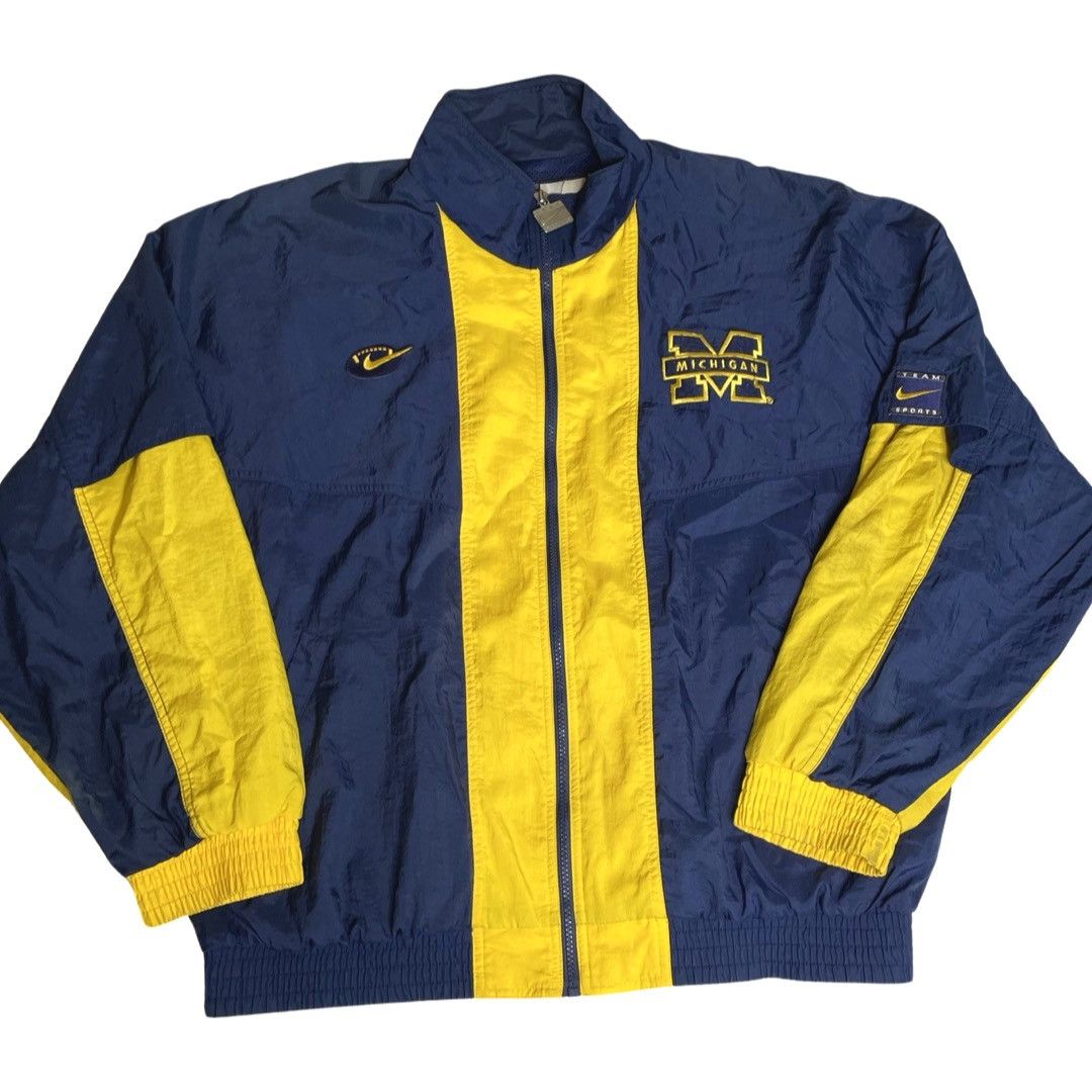 Collegiate × Nike × Vintage Vintage 90s Nike Michigan Wolverines ...