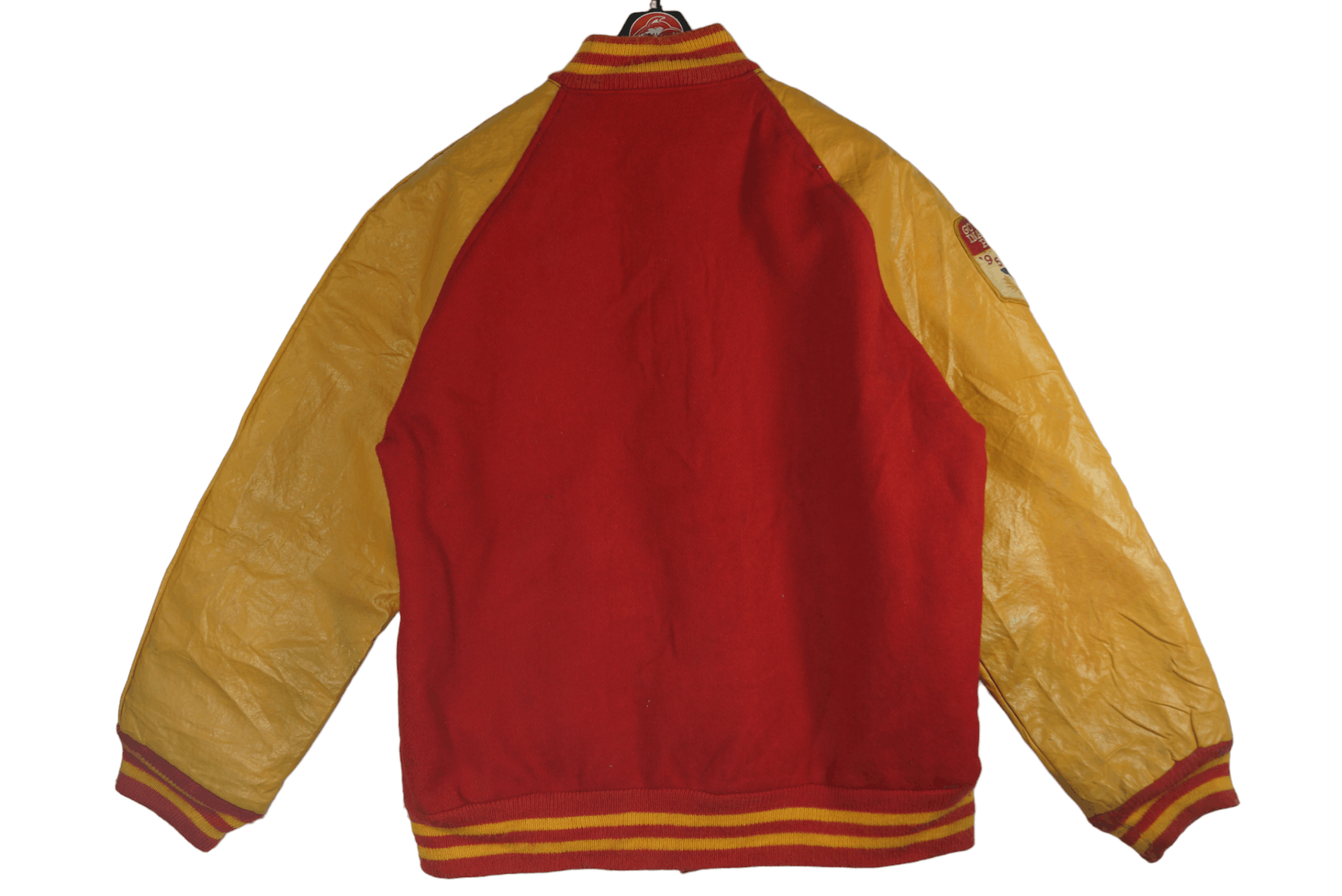 Vintage Vintage Varsity Leather Marine Military Acedemy Made in USA ...
