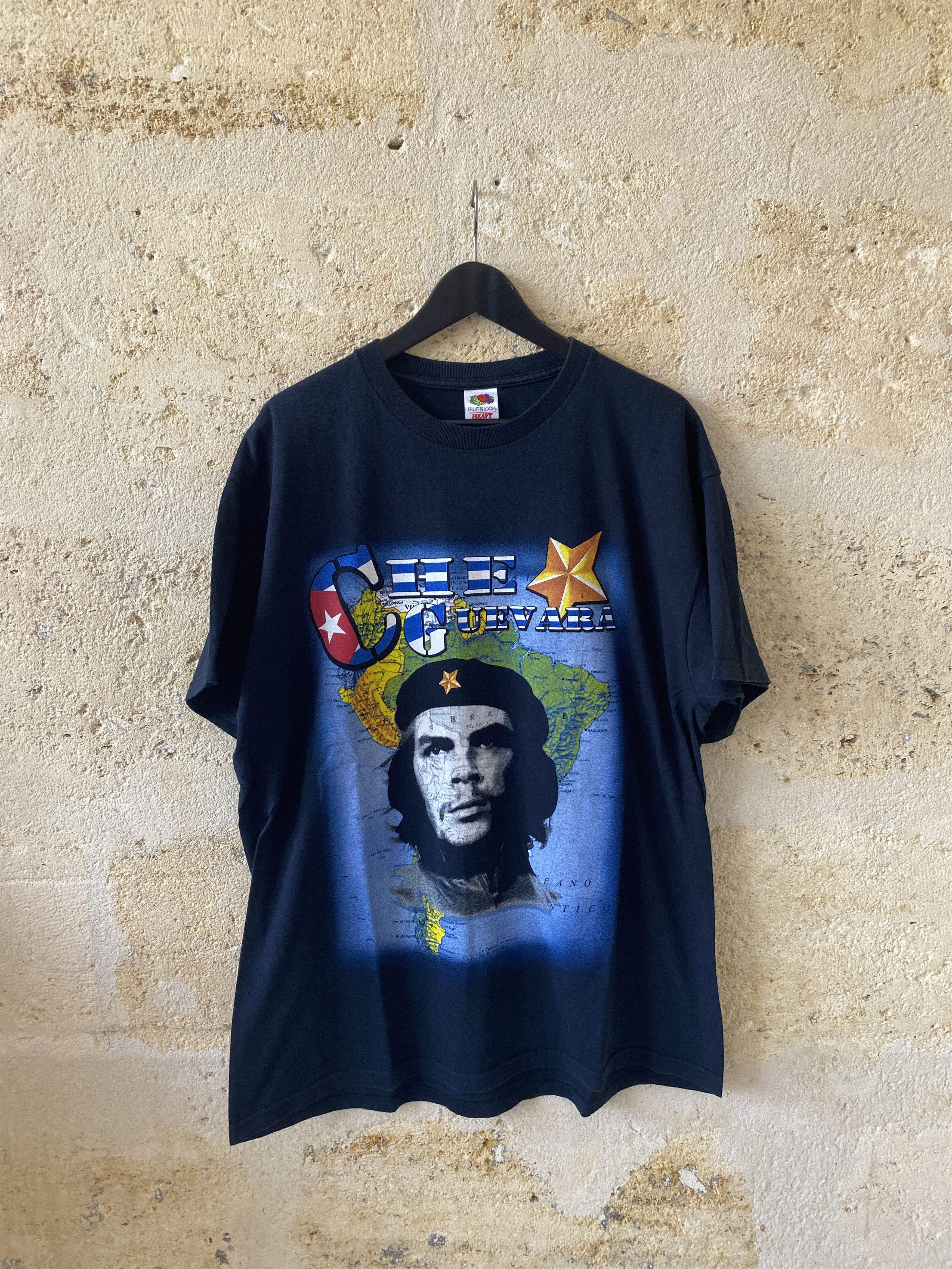 Fruit Of The Loom × Vintage Vintage 90s Che Guevara Big Print T Shirt ...