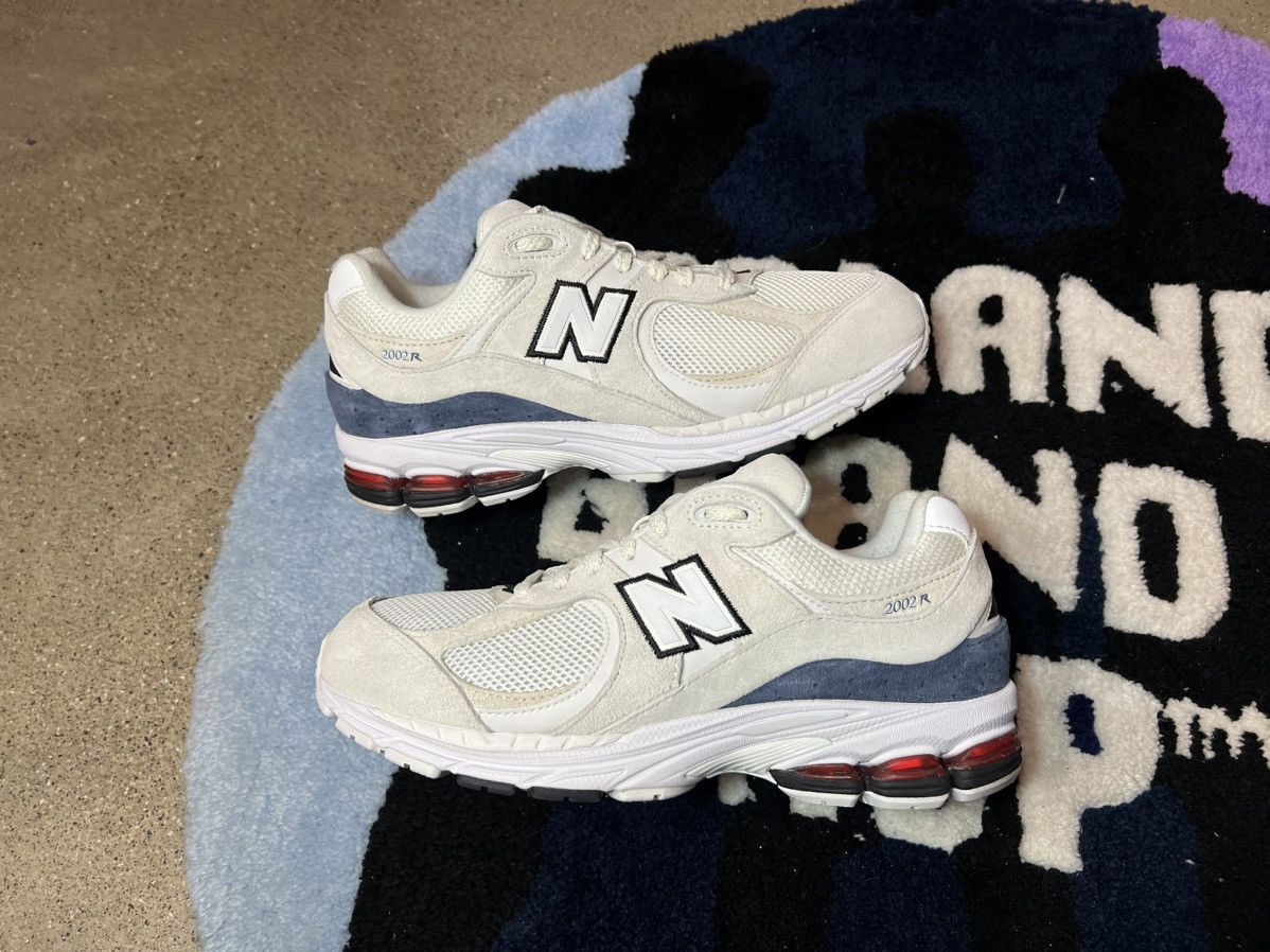 New Balance New Balance 2002R White Blue Red | Grailed
