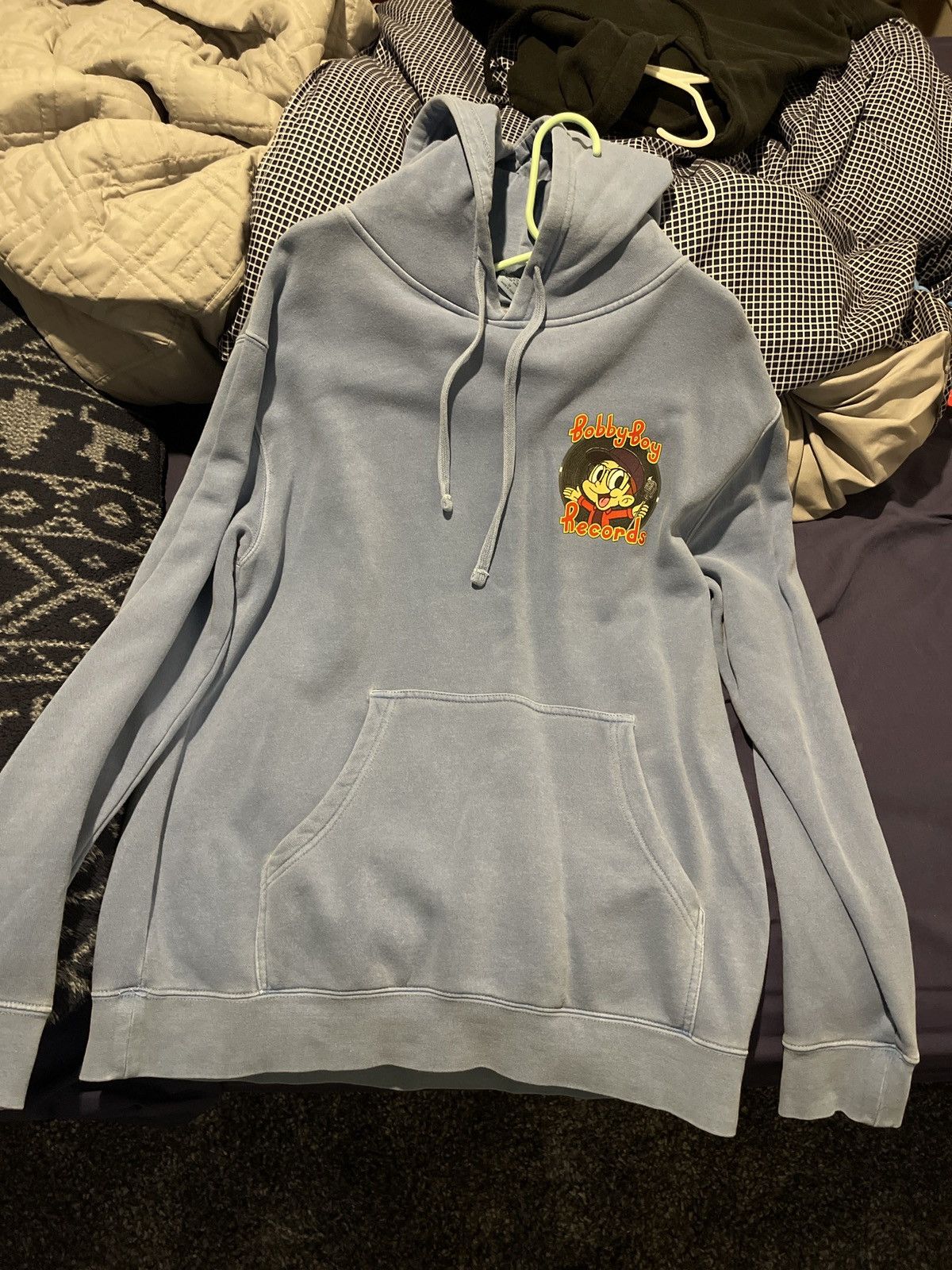 Logic × Streetwear Logic Bobby Boy Hoodie Baby Blue | Grailed