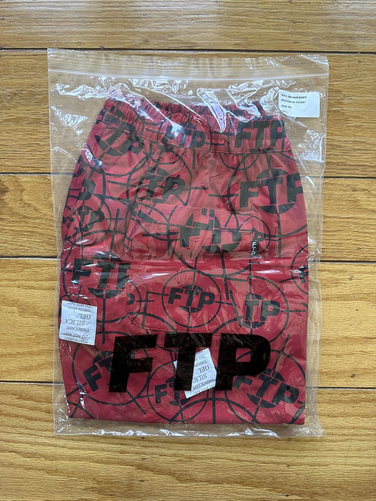 Fuck The Population FTP crosshair shorts Red | Grailed