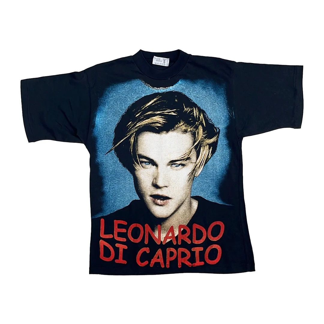 Movie × Vintage Leonardo DiCaprio 1990s Vintage Graphic Movie Promo T ...