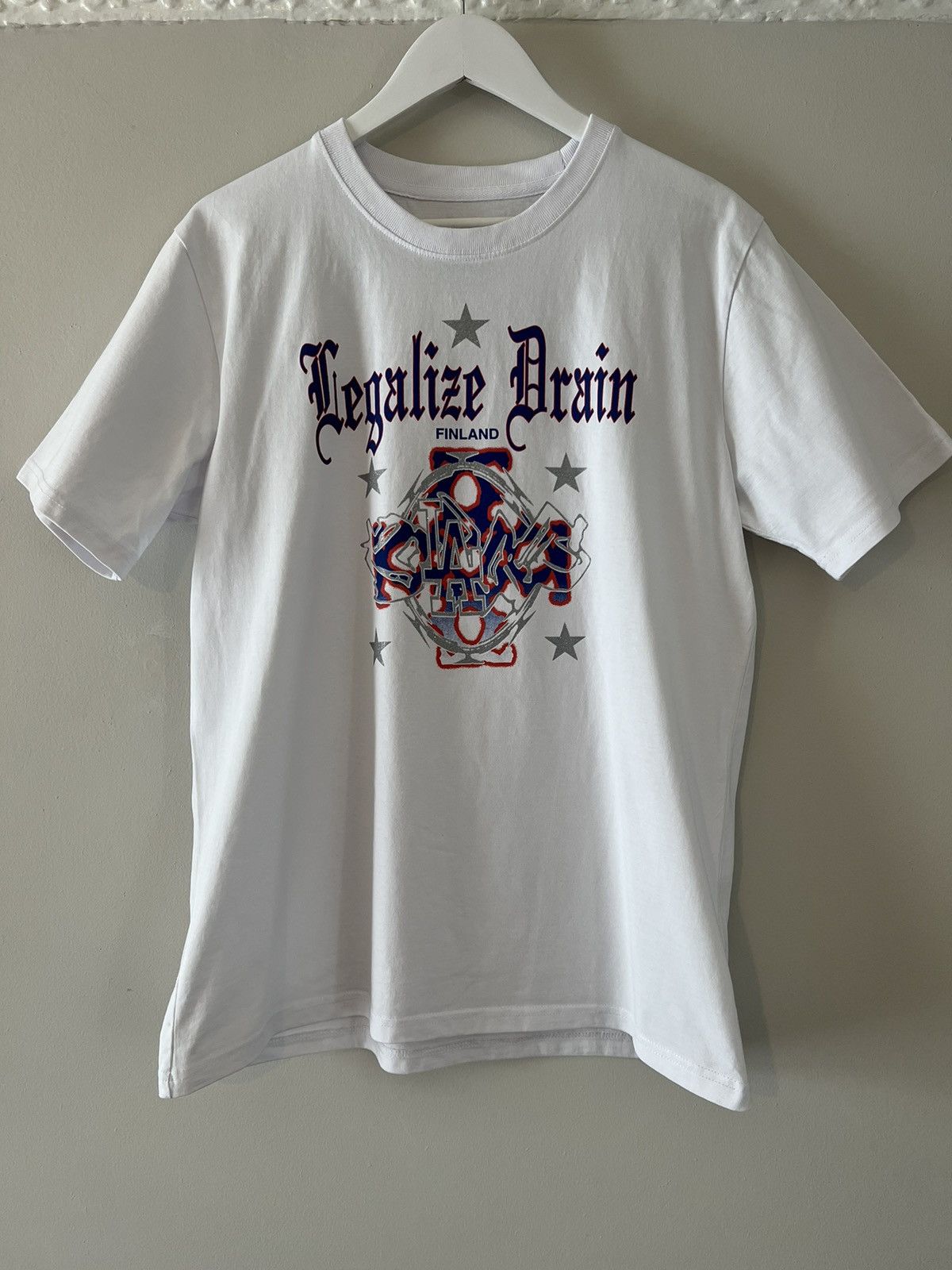 Drain Gang × Sad Boys BLADEE LEGALIZE DRAIN FINLAND TEE - SIZE LARGE ...