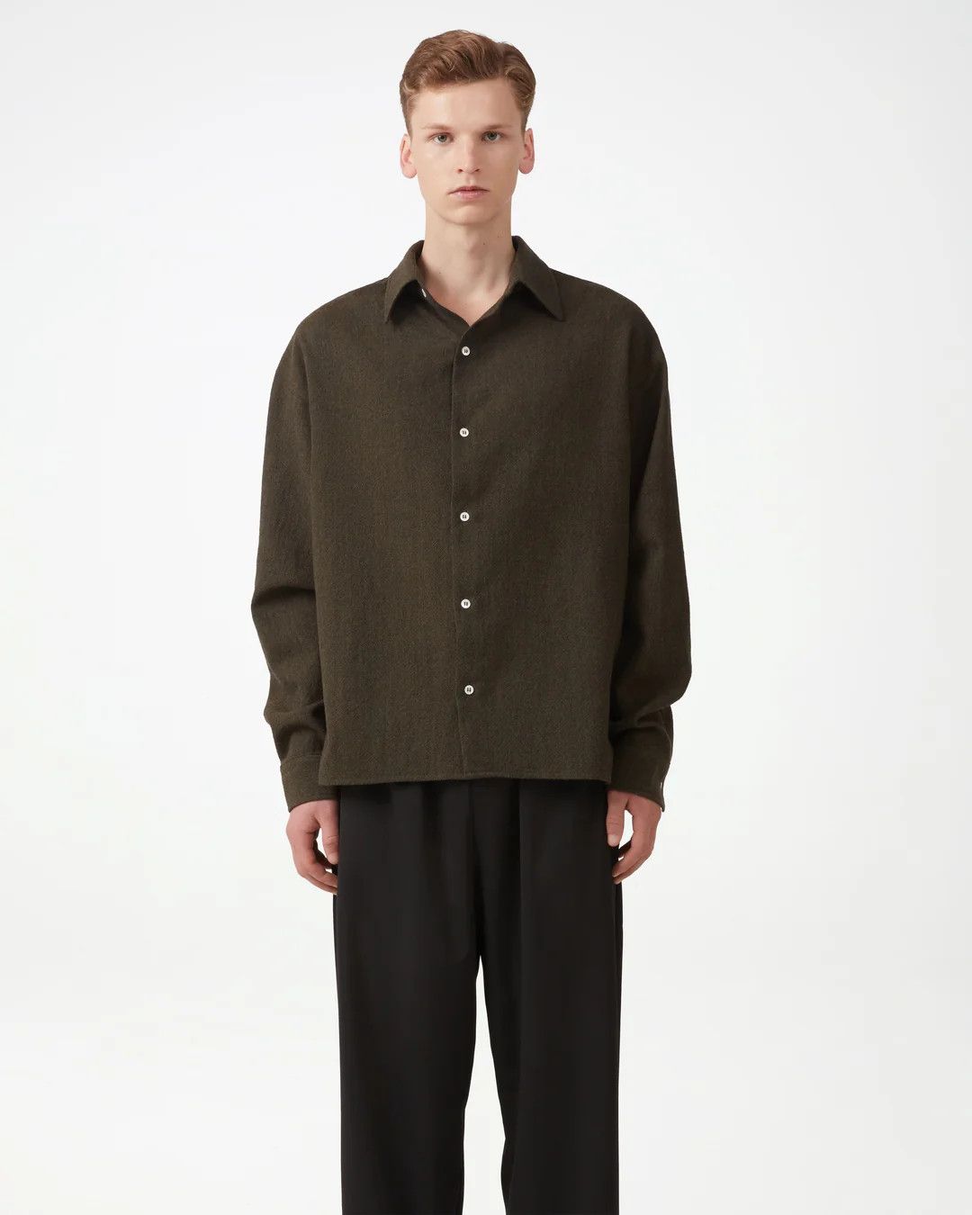 Daniel Simmons Daniel Simmons Marcello Shirt V1 - Khaki | Grailed