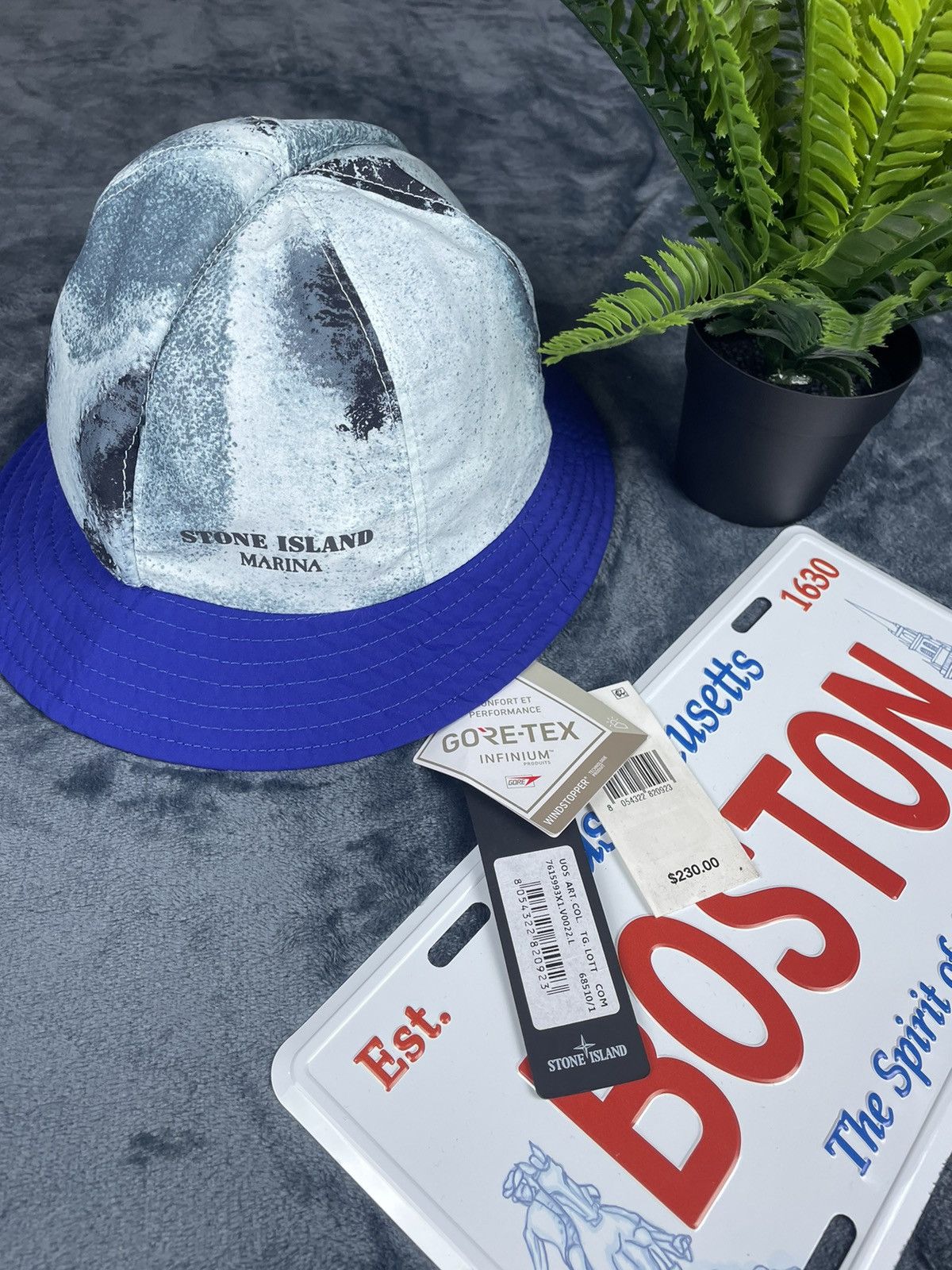 Stone Island 💥 Stone Island Marina Reversible Bucket Hat Gore Tex | Grailed