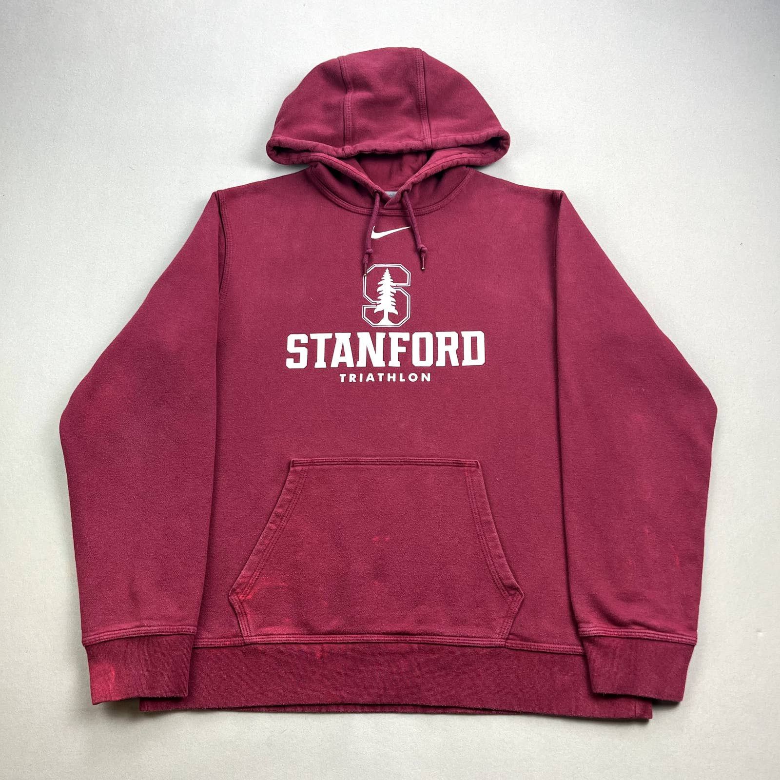 Nike Nike Stanford University Hoodie Sweatshirt Red College Mens | Grailed