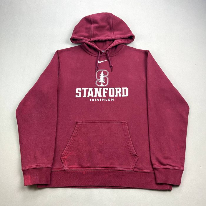 Nike Nike Stanford University Hoodie Sweatshirt Red College Mens | Grailed