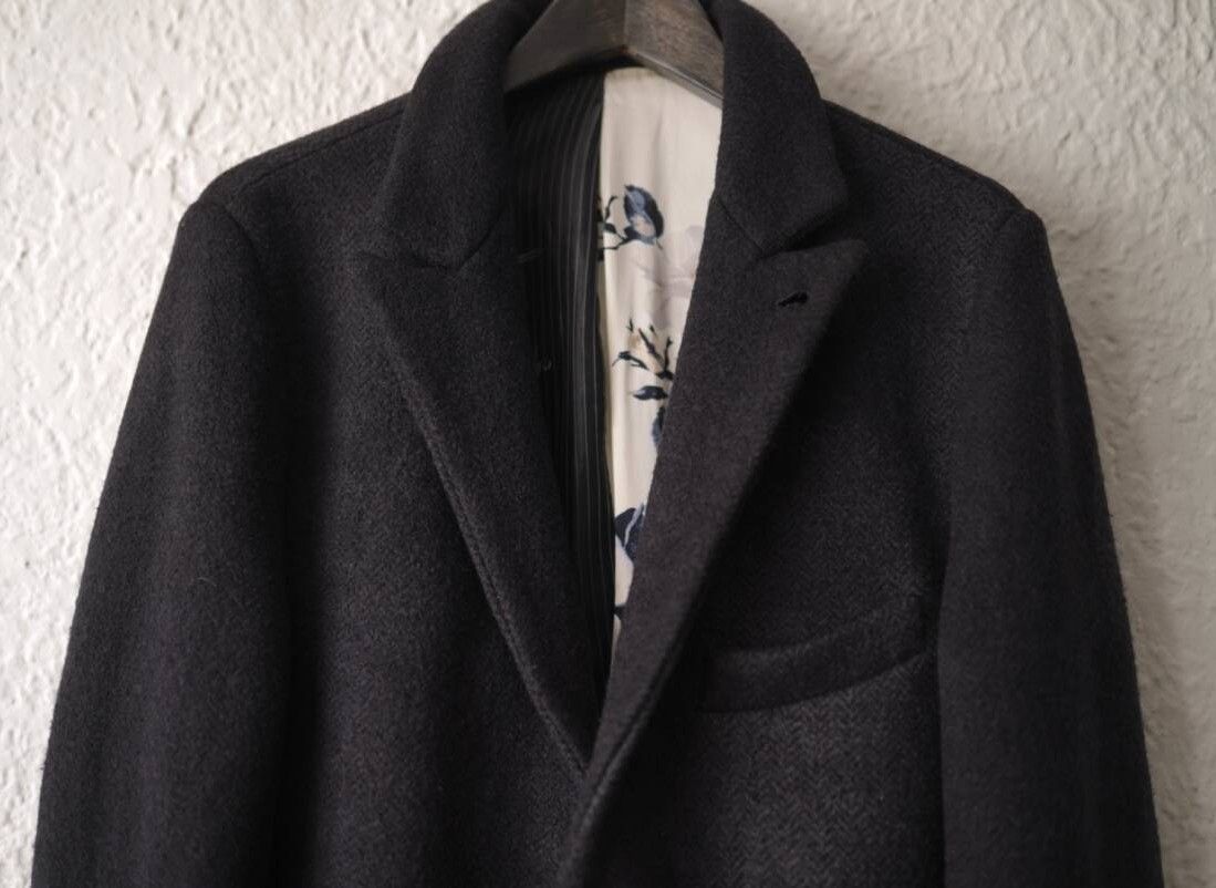 Geoffrey B. Small Special limited edition cashmere herringbone jacket ...