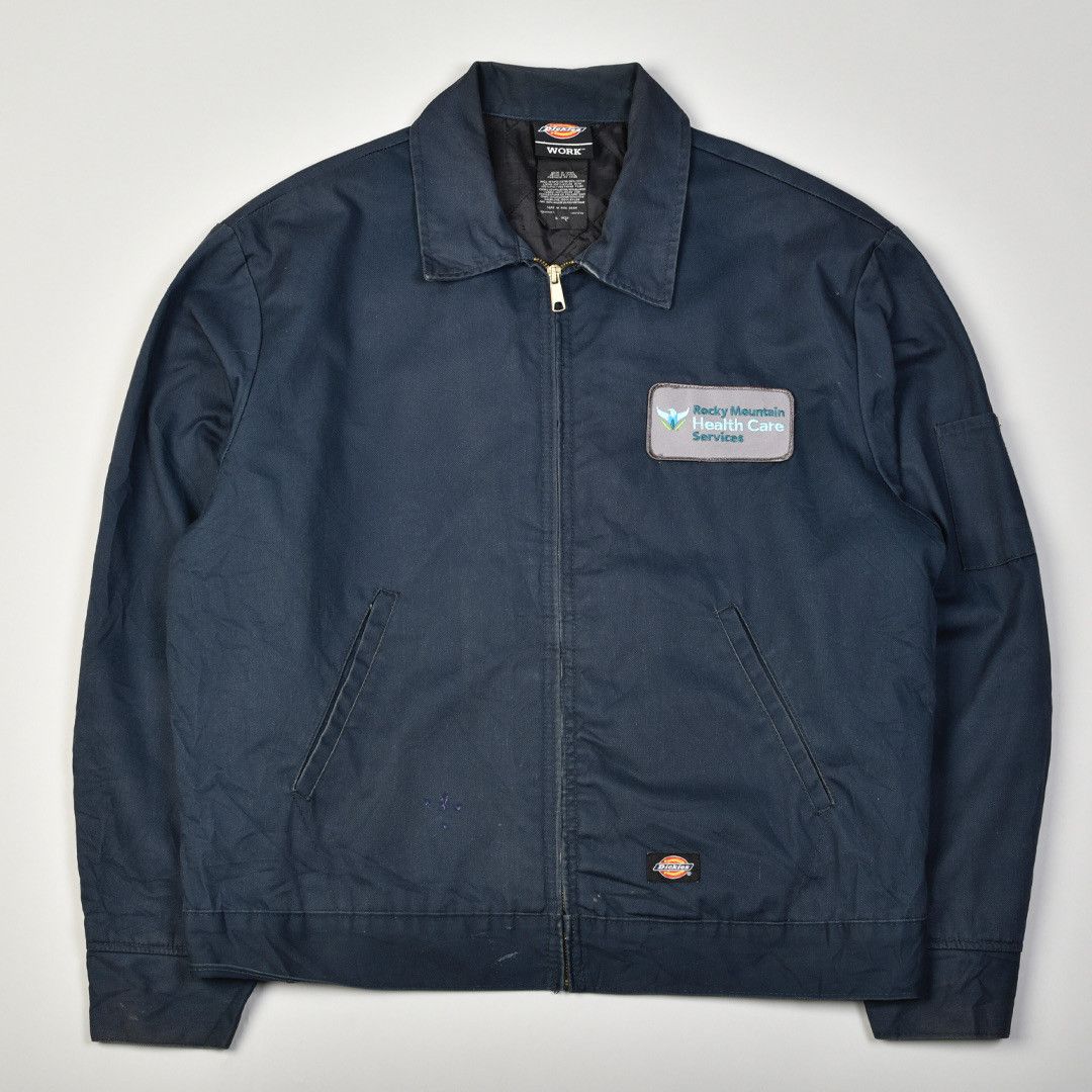 Vintage DICKIES VINTAGE EISENHOWER WORK JACKET BLUE | Grailed