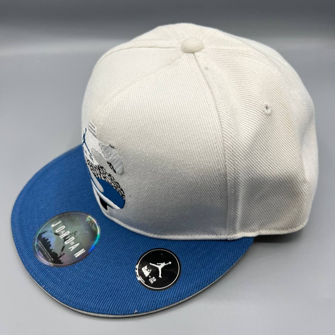 Jordan Brand Air Jordan True Blue Hat Men 7 3/8 Jumpman Fitted Cap ...