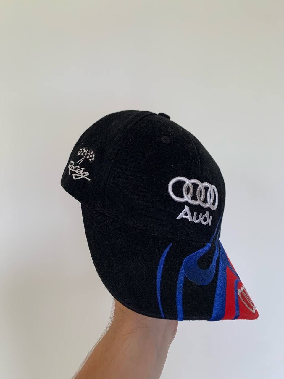 Vintage Vintage 90's Rare Audi Flames Racing Moto Cap Y2K | Grailed