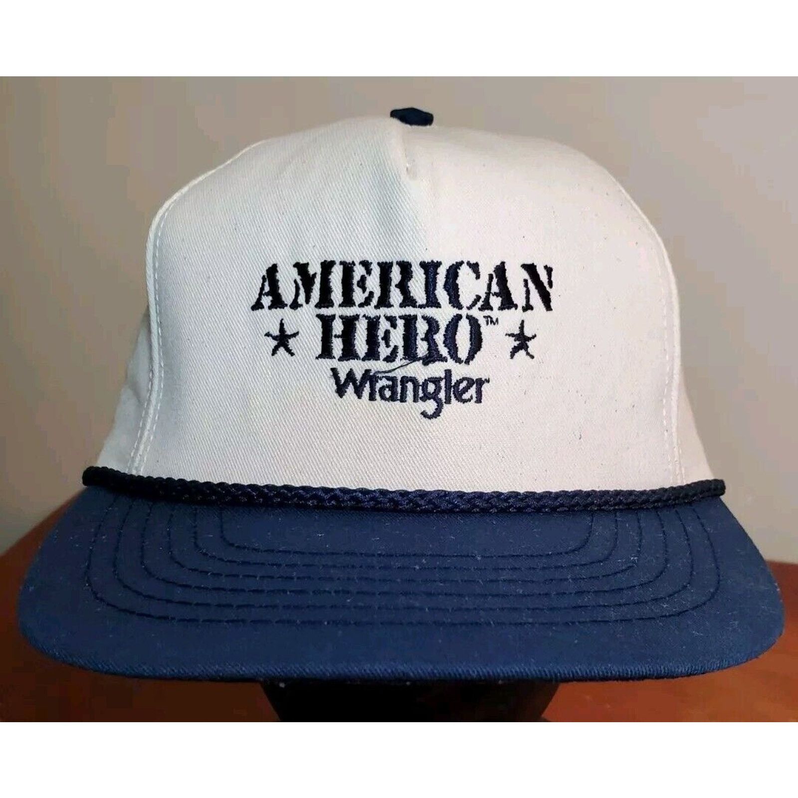 Wrangler Vintage American Hero Hat Rugged Snapback Hat Trucker USA ...