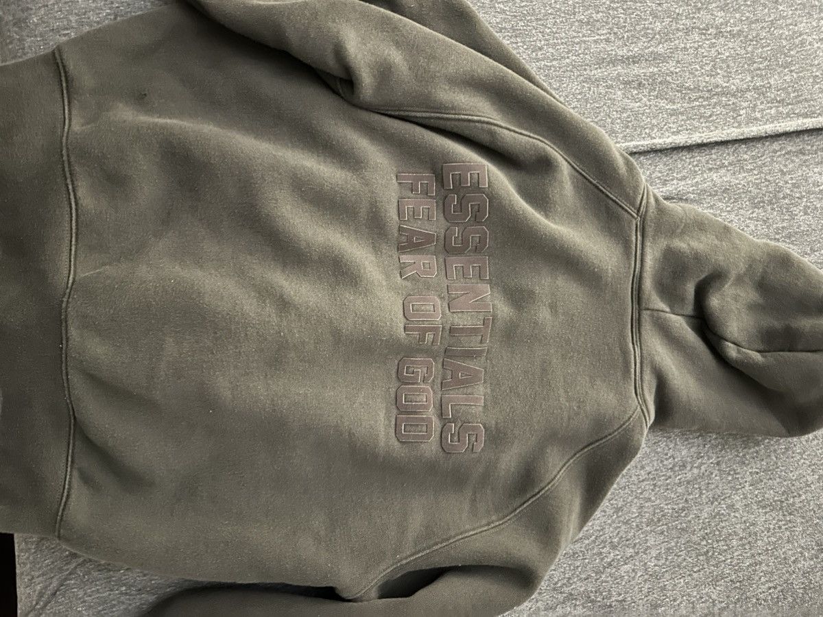 Essentials Essentials Fear of God Zip up Hoodie | Grailed