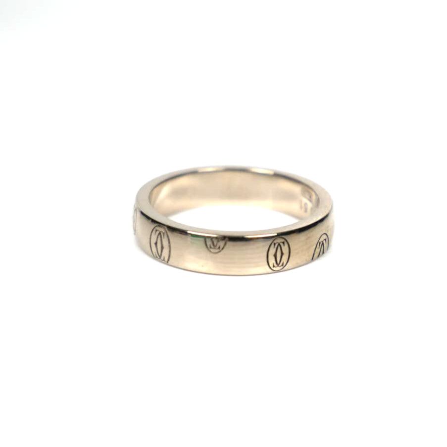 Cartier Cartier 18k White Gold Happy Birthday 2C Ring | Grailed