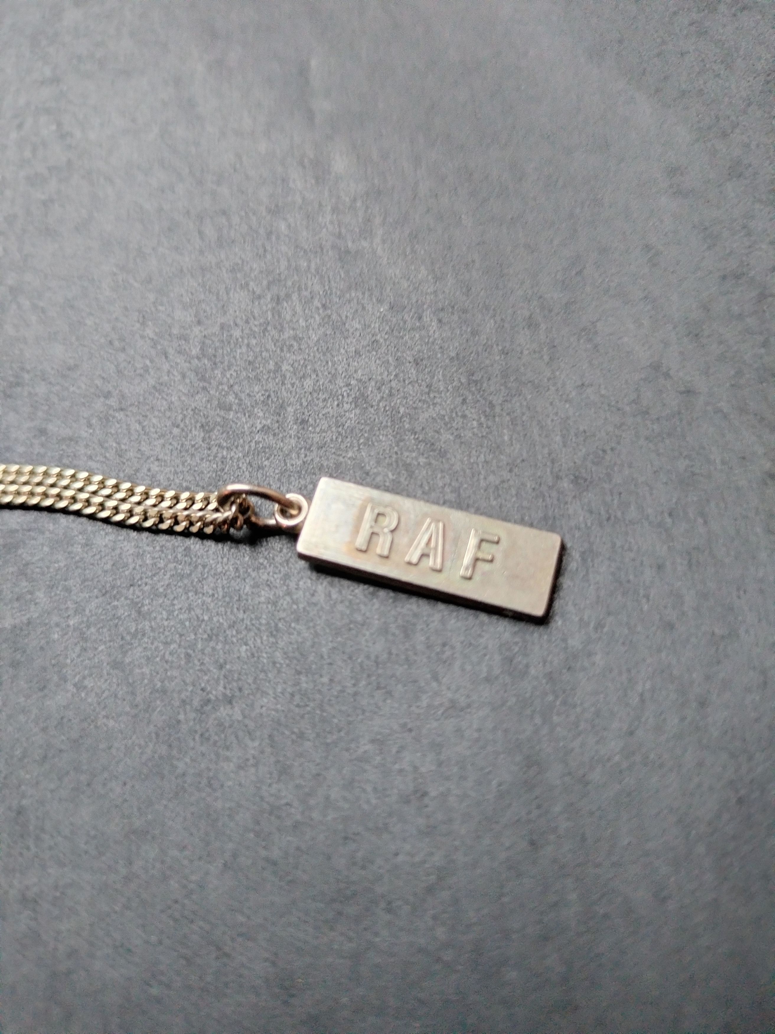Raf by Raf Simons Sterling silver Raf necklace | Grailed