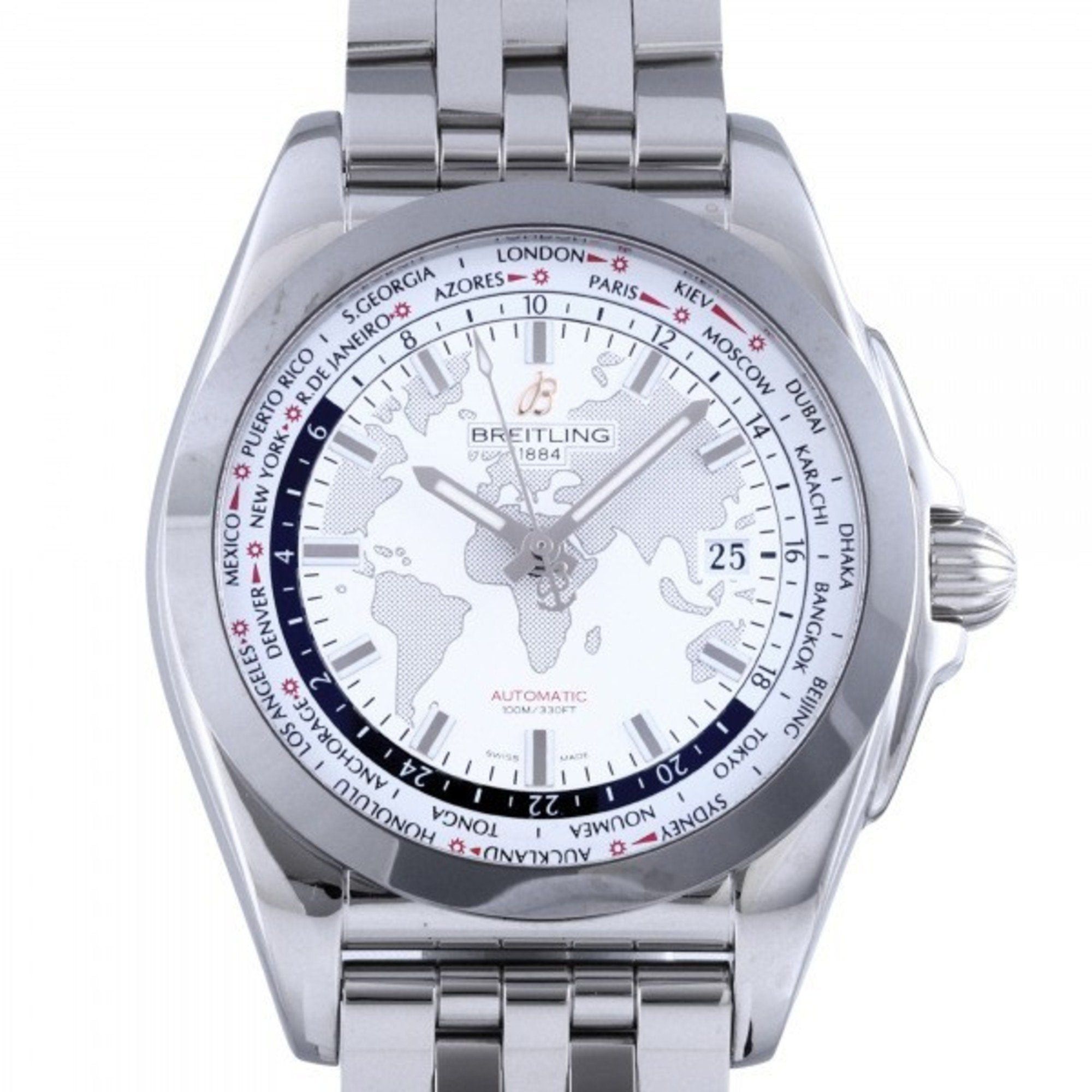 Breitling BREITLING Galactic Unitime Sleek T WB3510U0/A777 White Dial ...