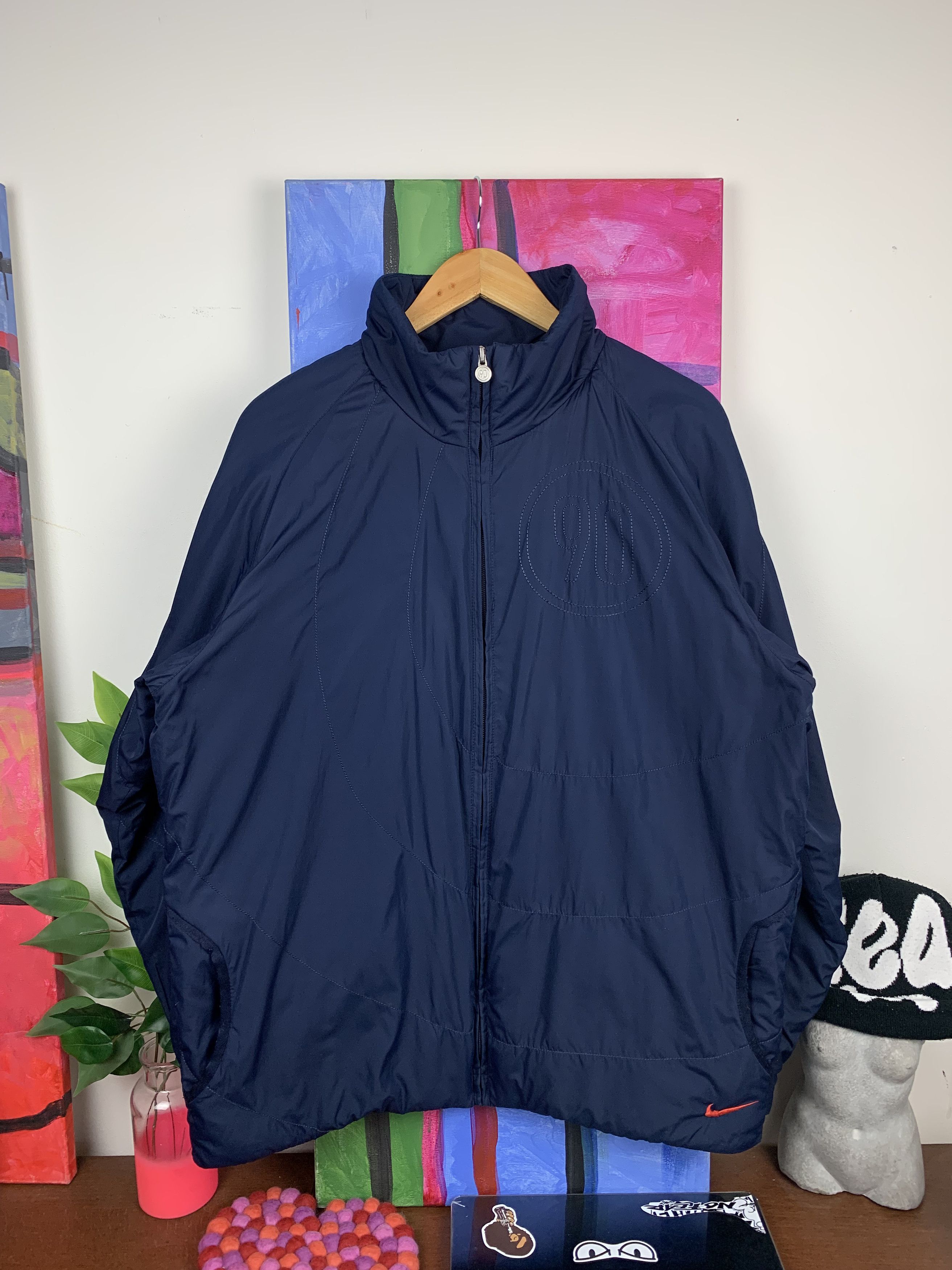 Nike Nike T90 Vintage 00s Blue Drill Light Jacket Total 90 | Grailed