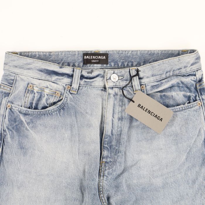 Balenciaga Blue "The Lost Tape" Flared Jeans | Grailed