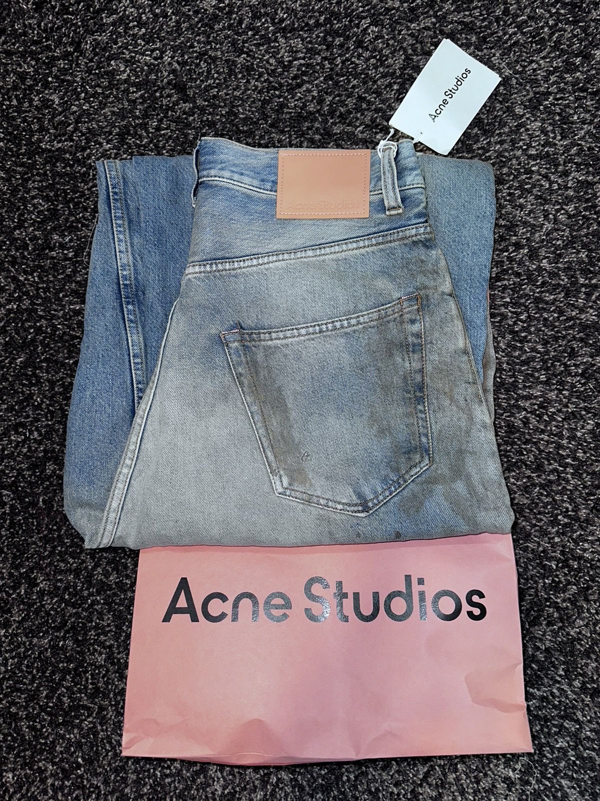 Acne Studios Acne Studios Super Baggy Fit Jeans 2023 Mud Wash | Grailed