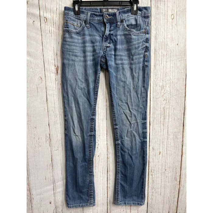 Bke BKE Men Carter Straight Leg Jeans Men 30 Blue Low Rise Medium Wash ...