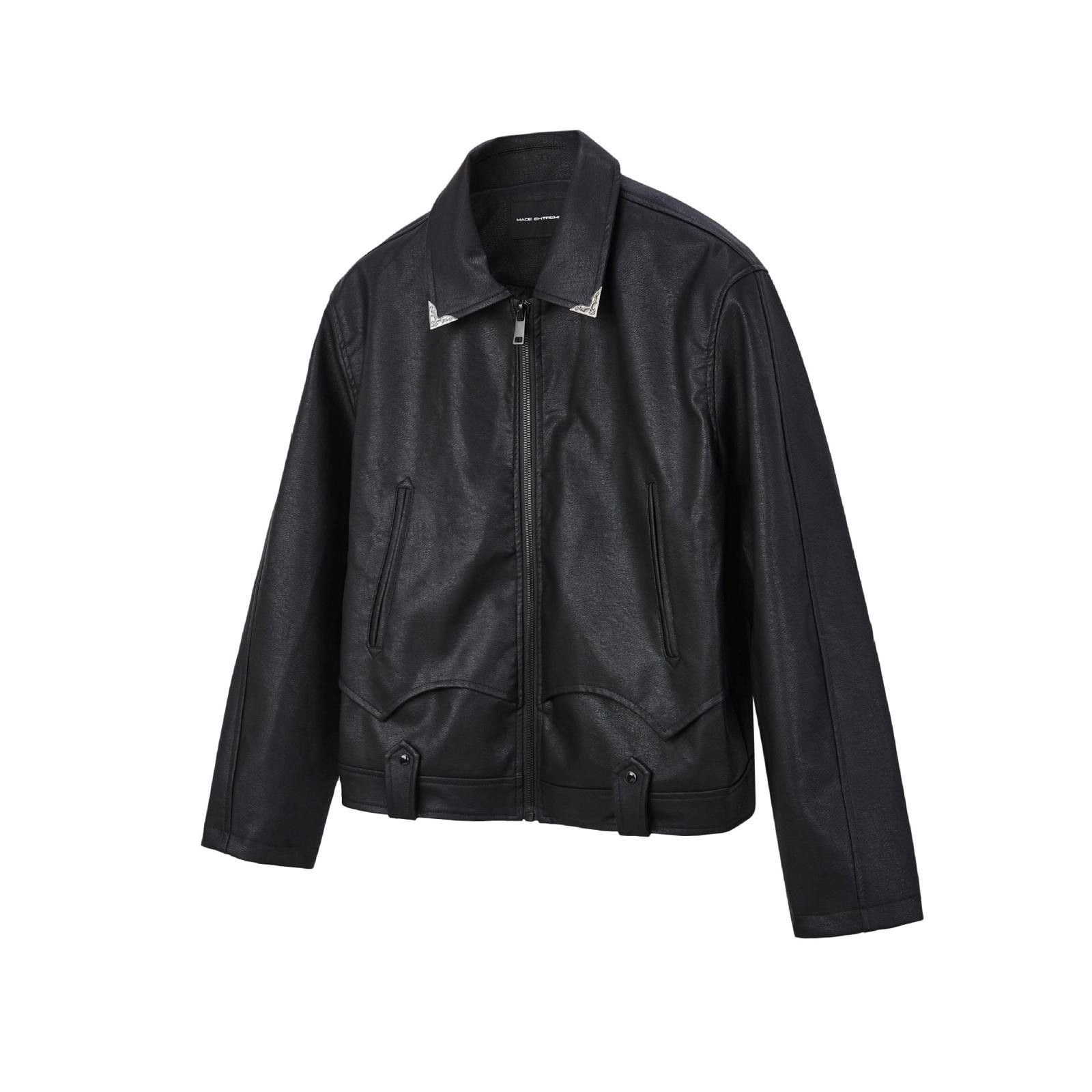 Streetwear Stylish Black Faux Leather Jacket | Grailed Streetwear Stylish Black Faux Leather Jacket | Grailed