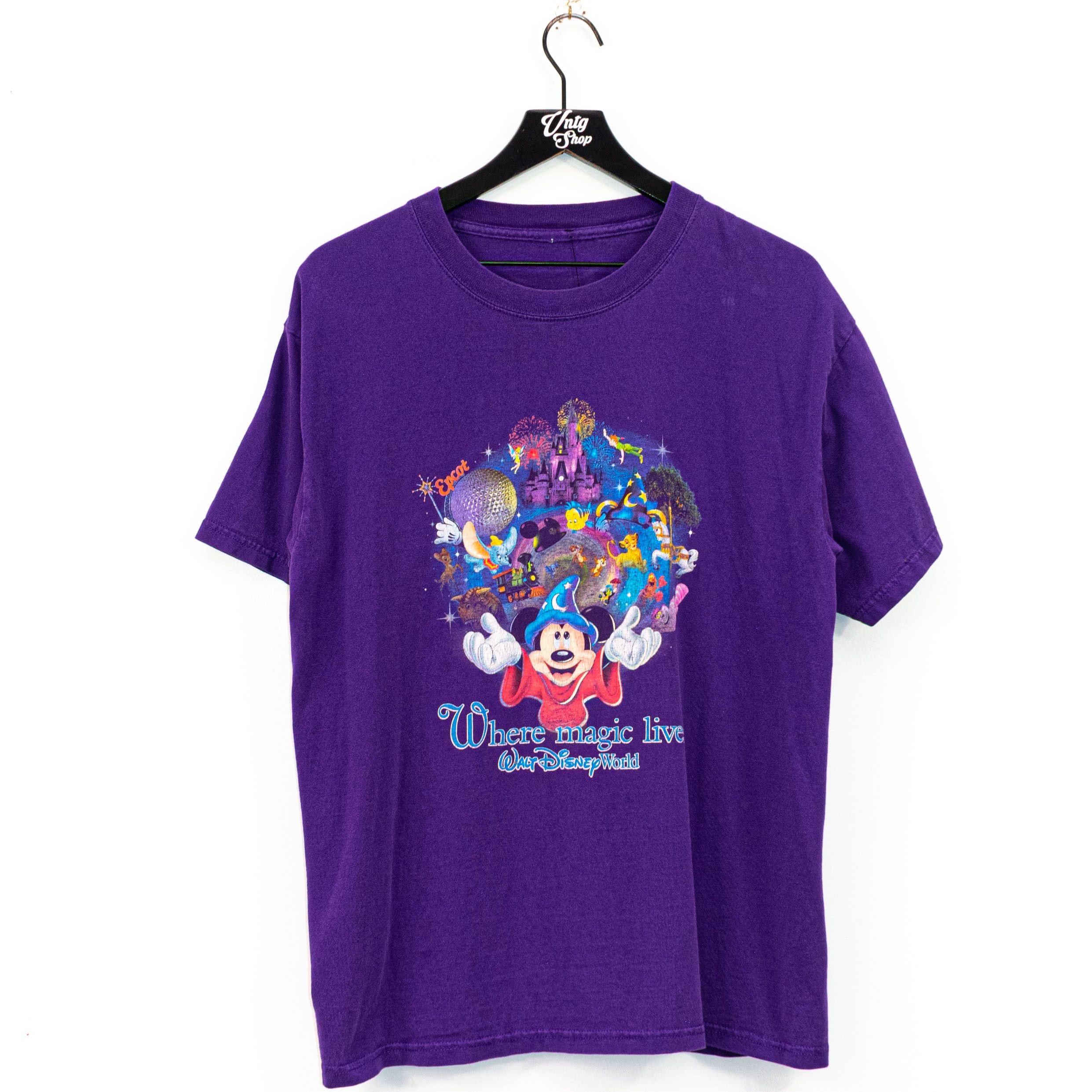 Disney × Mickey Mouse × Vintage Walt Disney World Where The Magic Lives ...