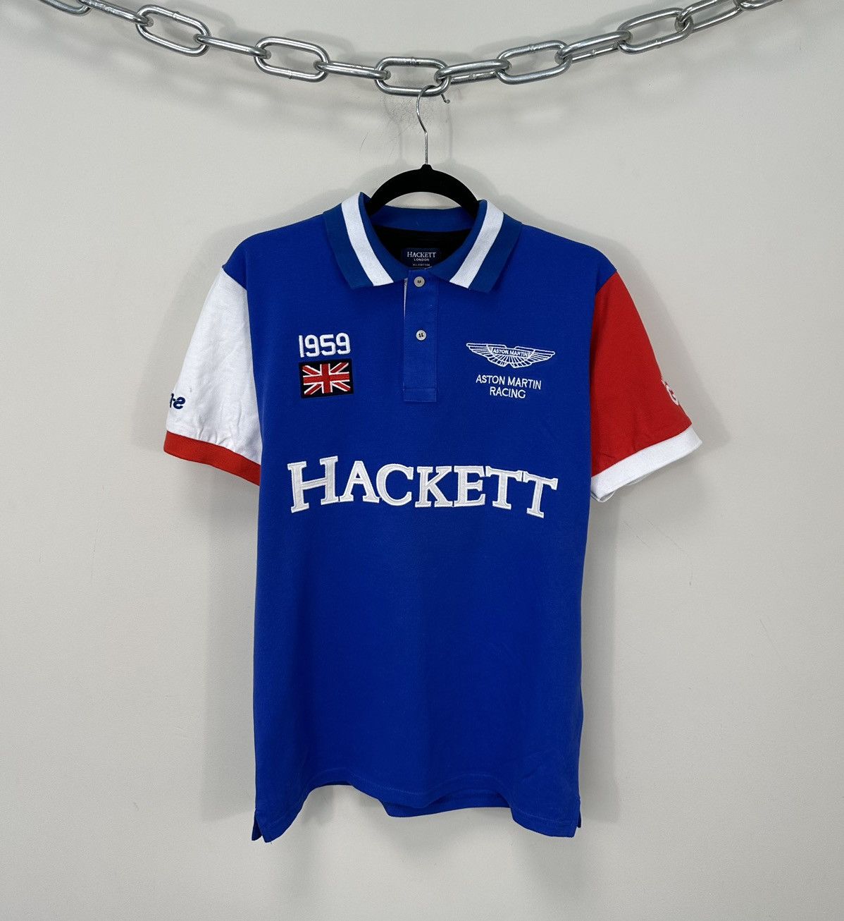 Hackett × Luxury Vintage Hackett Aston Martin Racing Luxury Polo Shirt ...