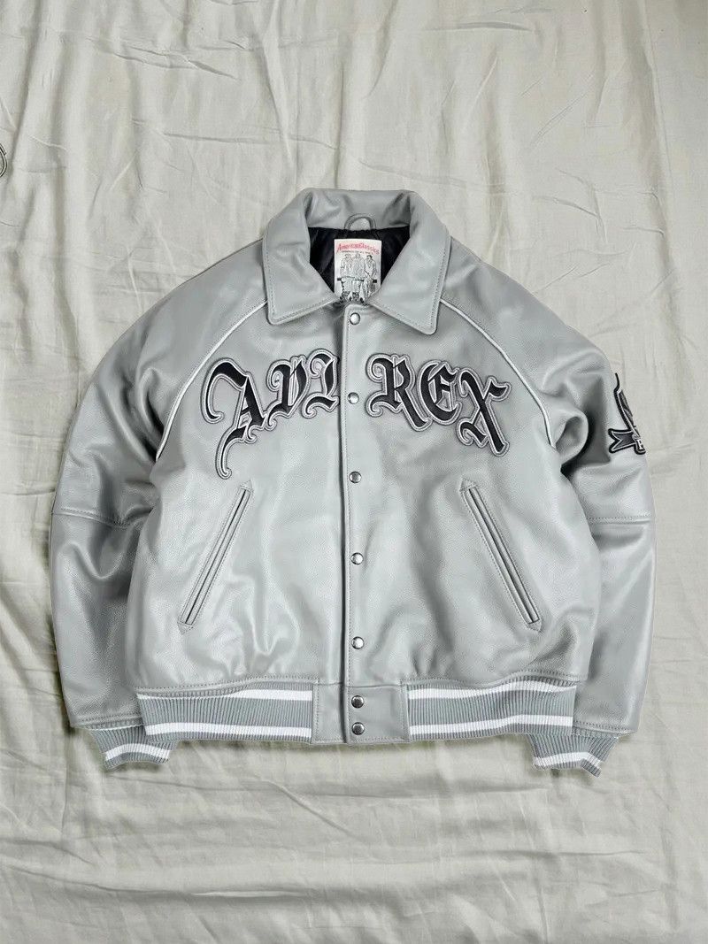 Avirex × Palace Palace x Avirex Leather Jacket | Grailed