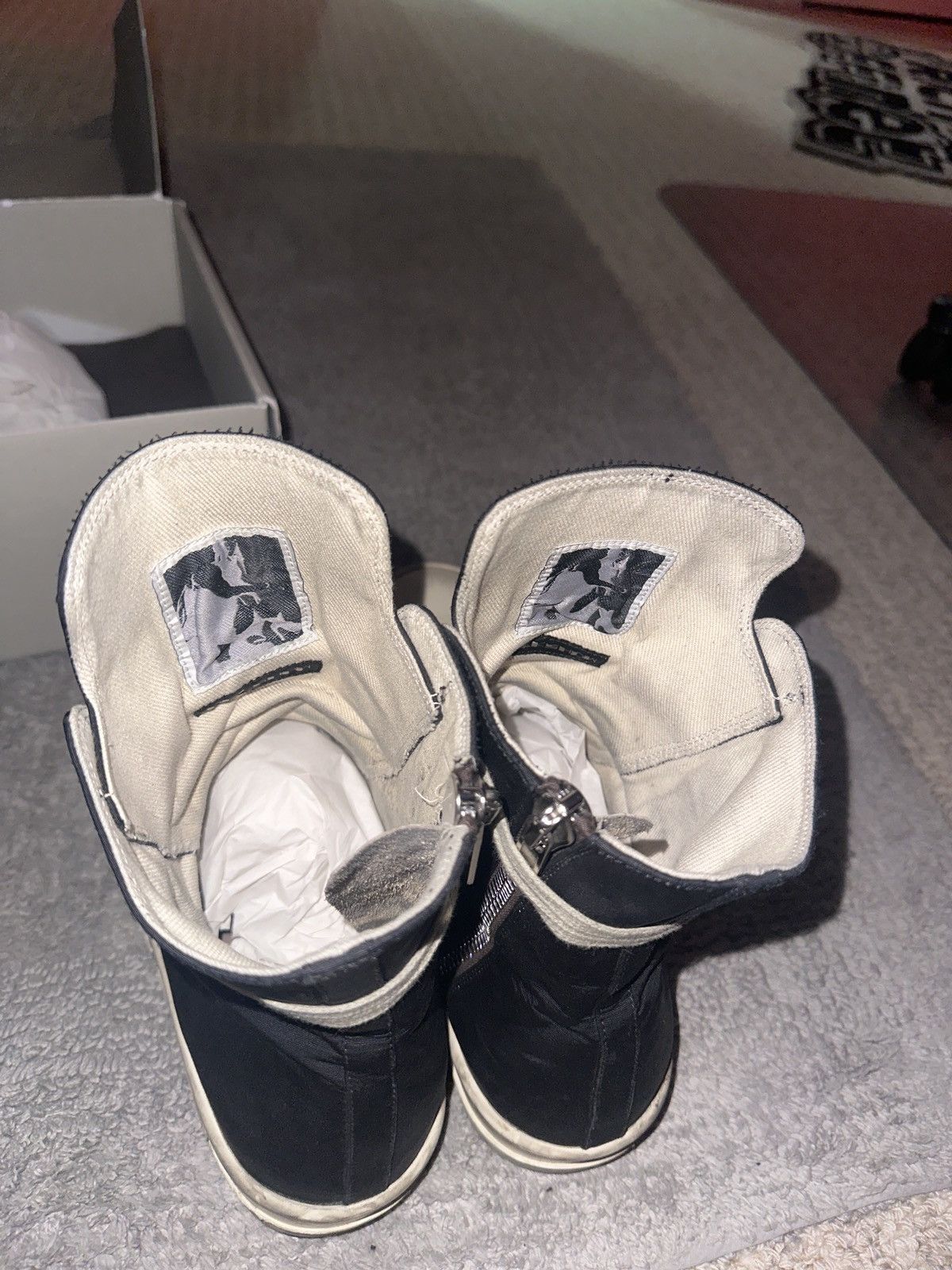 Rick Owens × Rick Owens Drkshdw Rick Owens Drkshdw Pentagram Lace Hi ...