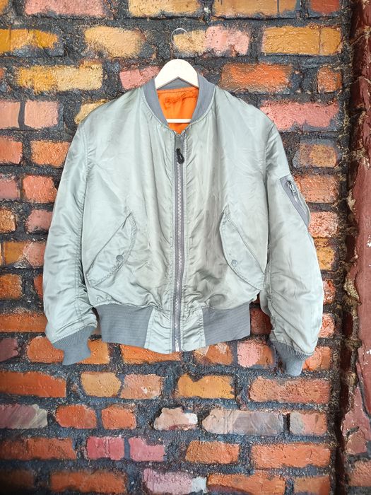 Vintage Alpha Industries Flyer's Man Intermediate Ma-1 Bomber Jacket | Grailed