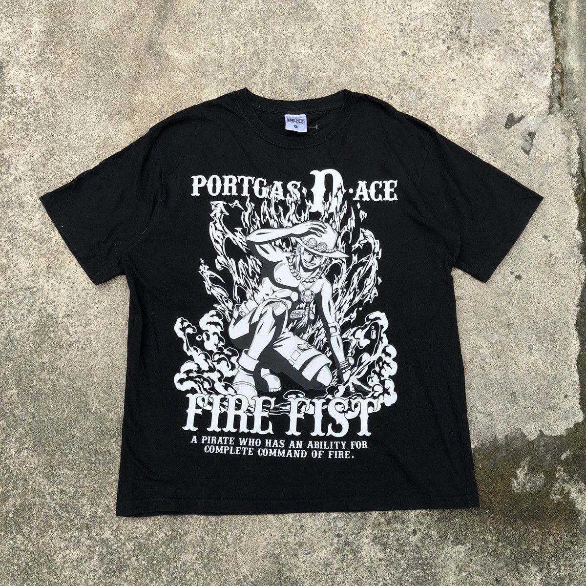 One Piece 🔥Rare🔥🇯🇵One Piece Portgas D Ace Fire Fist Promo Anime Tee ...