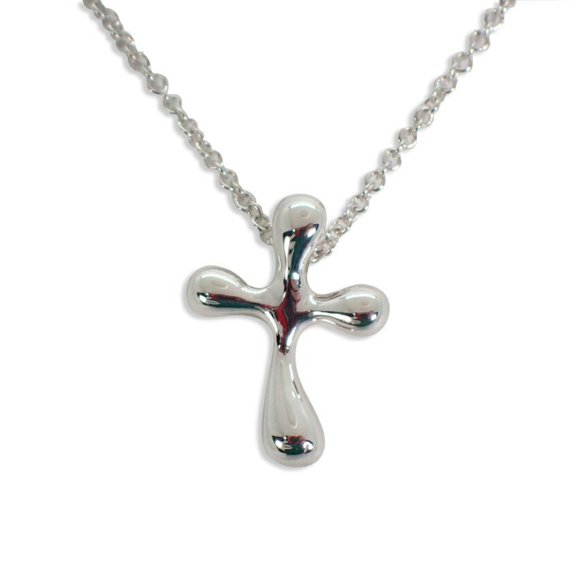 Tiffany & Co. TIFFANY 925 teardrop cross pendant necklace | Grailed