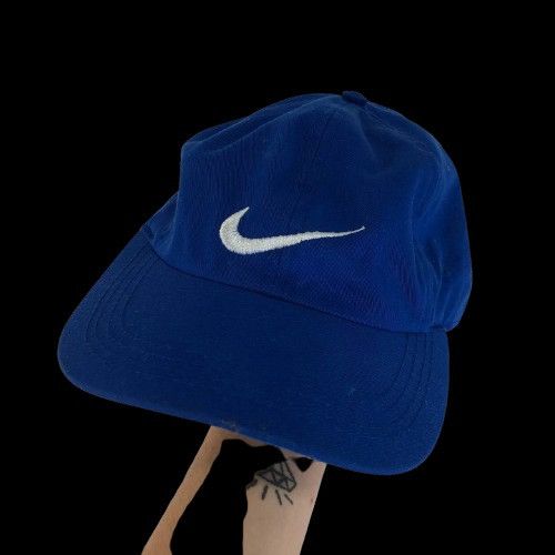 Nike Nike blue Baseball Cap Nike logo vintage | Grailed