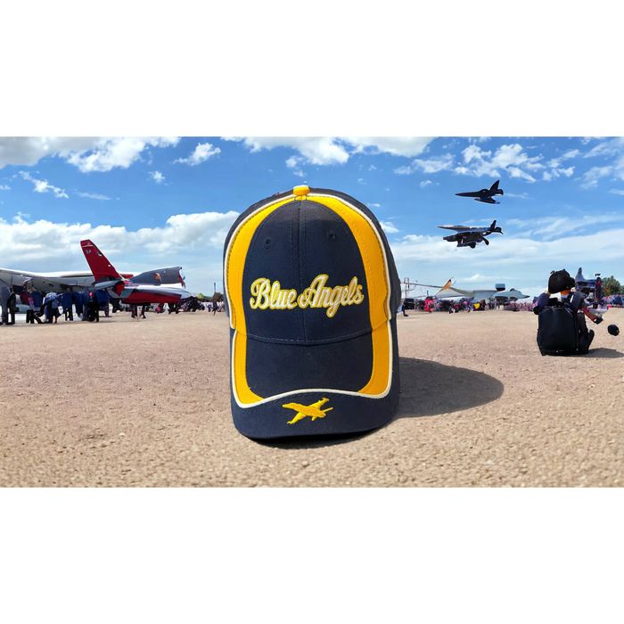 Naval Clothing Factory Blue angels navy adjustable SlipBack cap dad hat ...