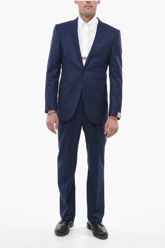 Ozwald Boateng Virgin Wool Suit with Flap Pockets | Grailed