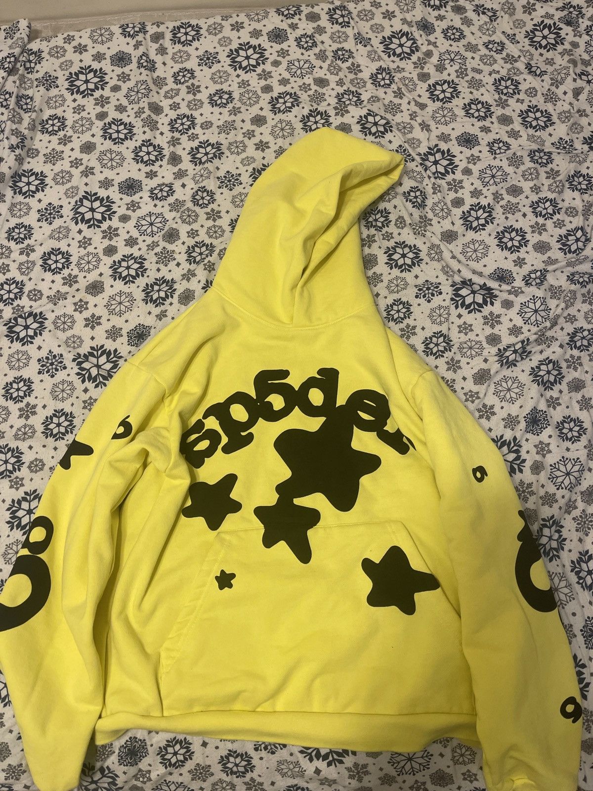 Designer SP5DER YELLOW BELUGA HOODIE | Grailed