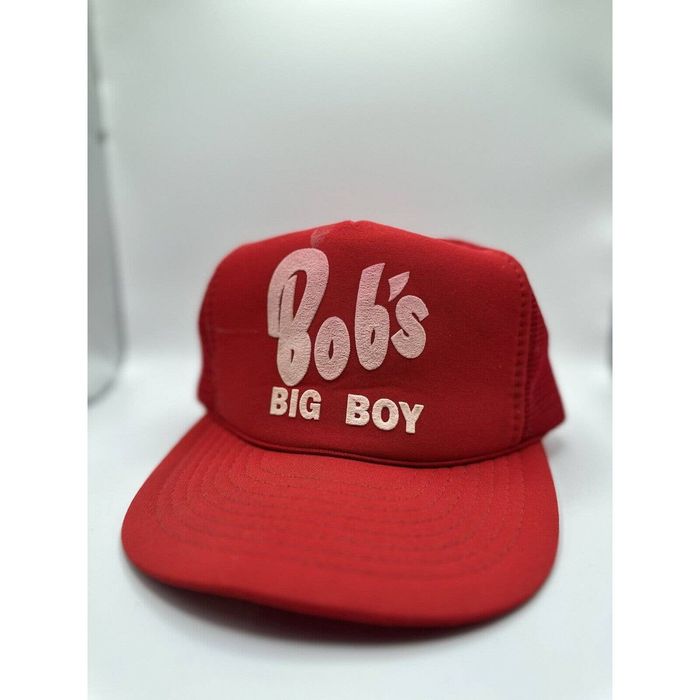 Other Vintage Bobs Big Boy Hat Mens Red Snapback Mesh 90s | Grailed