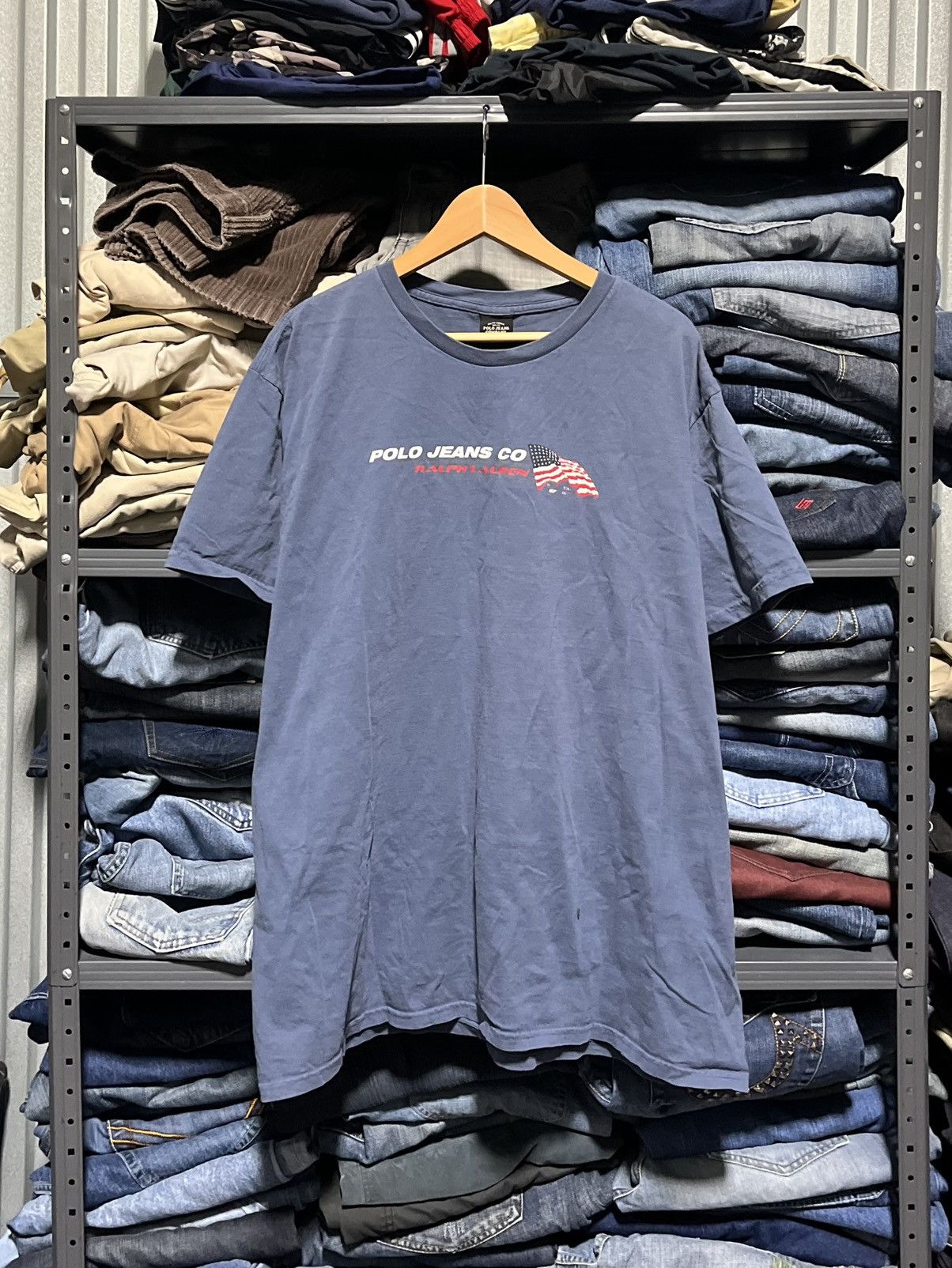 Polo Ralph Lauren × RRL Ralph Lauren × Vintage Crazy Vintage Polo Jeans Ralph Lauren Tee Shirt ...
