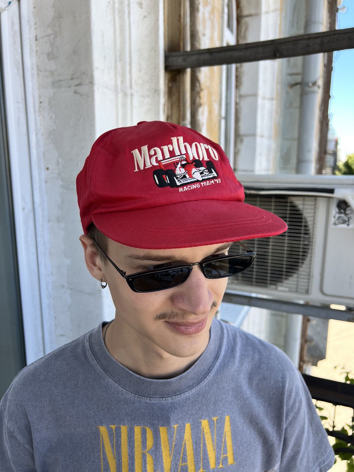 Vintage Vintage 1990s Marlboro World Champion Team Racing Cap Hat | Grailed