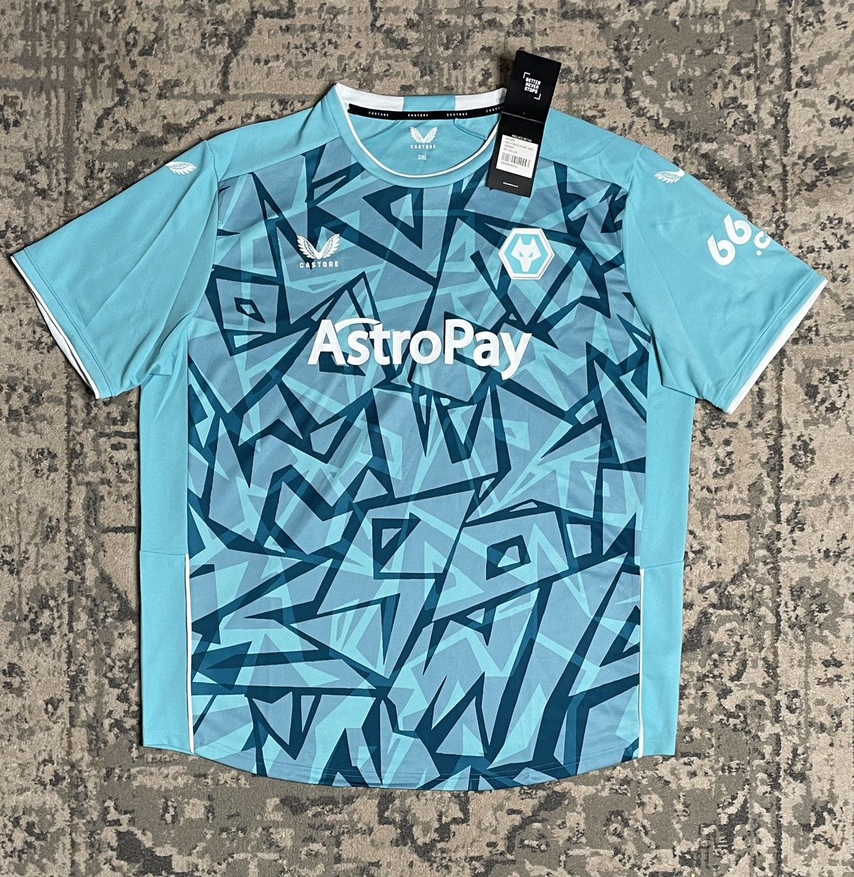 Soccer Jersey Vintage Blue Jersey Wolves Wolverhampton 2023/2024 ...