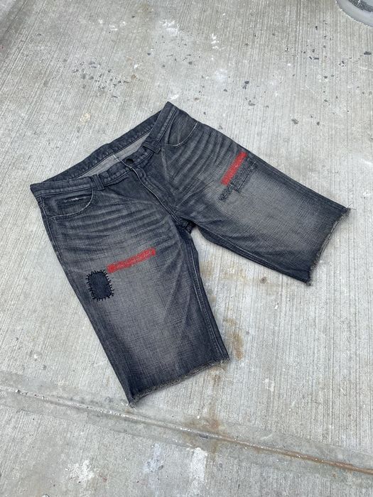 Number (N)ine Number Nine SS05 ‘Nightcrawler’ Scab Patchwork Shorts ...