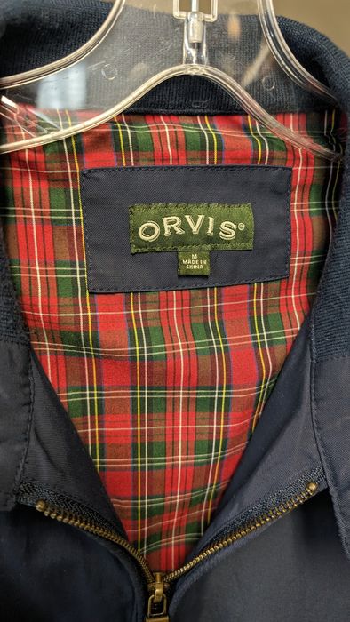 Vintage Vintage 00s Orvis Tartan Lined Bomber Jacket M | Grailed